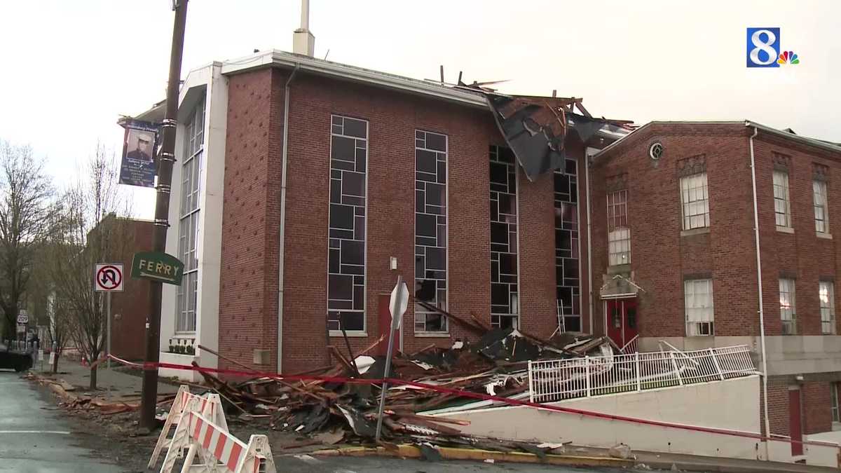 Church condemned due to storm damage