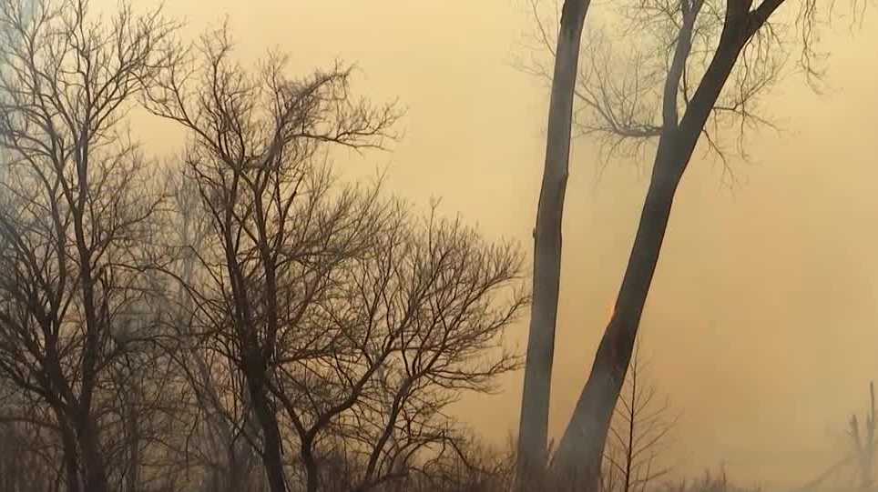 'Burns out the fuel': First responders fight fire with fire in Iowa ...