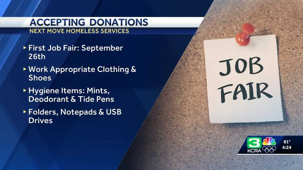 Sacramento nonprofit seeks donations for job fair to support unhoused