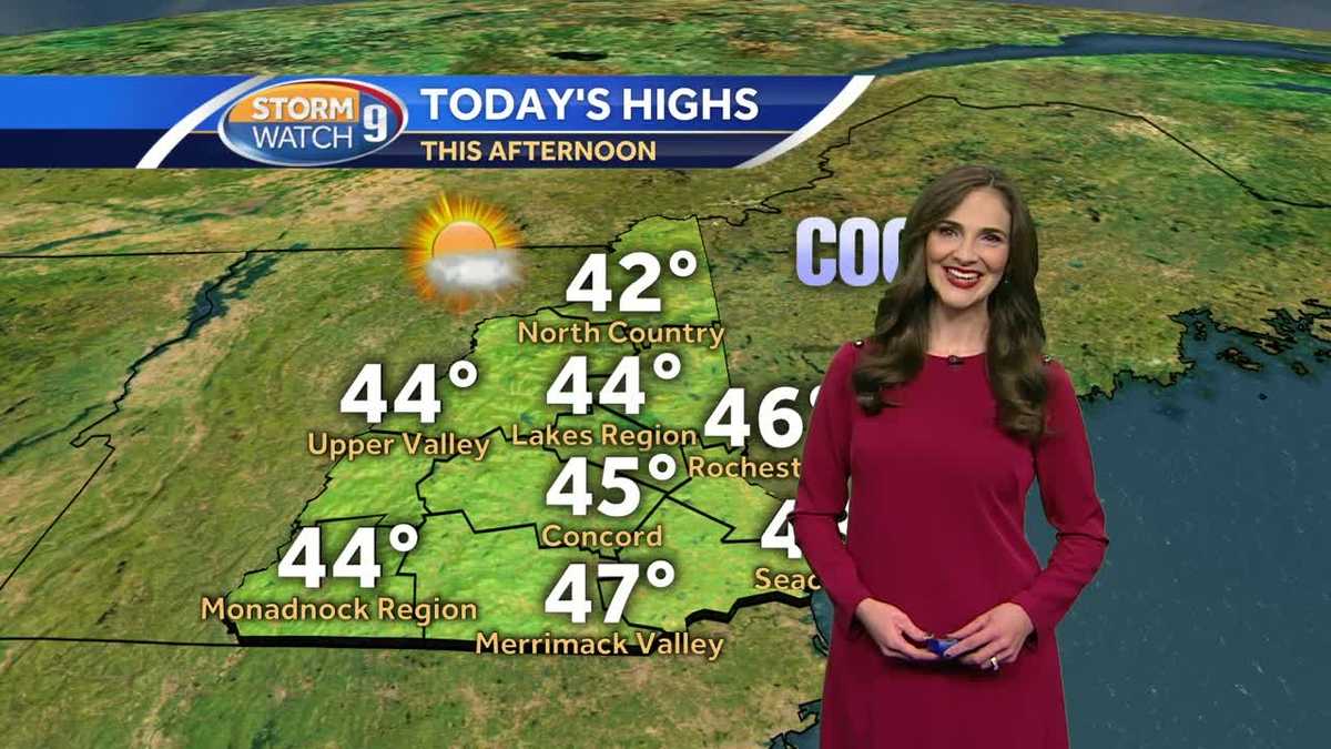 Watch: Chilly day as colder weekend looms