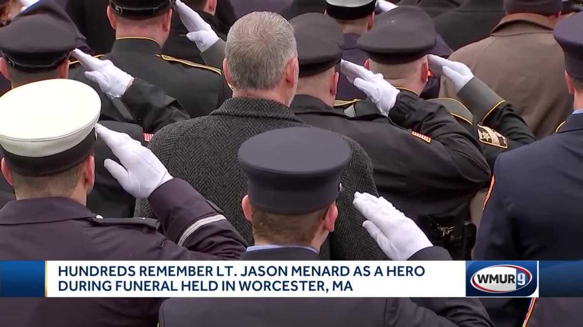 Hundreds remember Lt. Jason Menard as a hero during funeral held in ...
