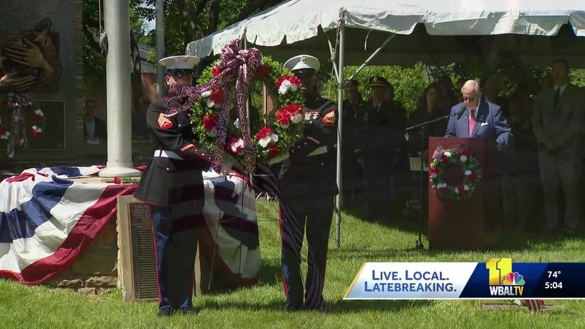 Ceremony honors 10 fallen service members from Maryland