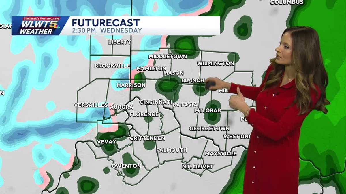 Tracking Changes: Rain switches to snow in Cincinnati