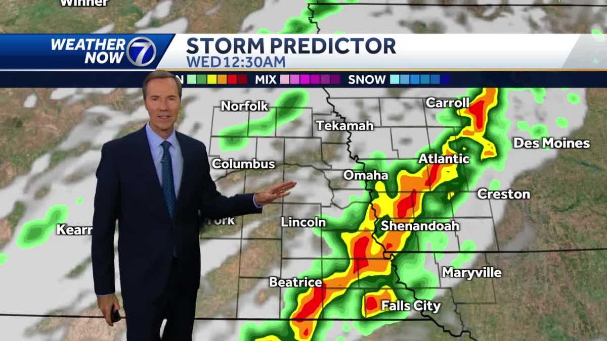Monday night October 10 Omaha weather forecast
