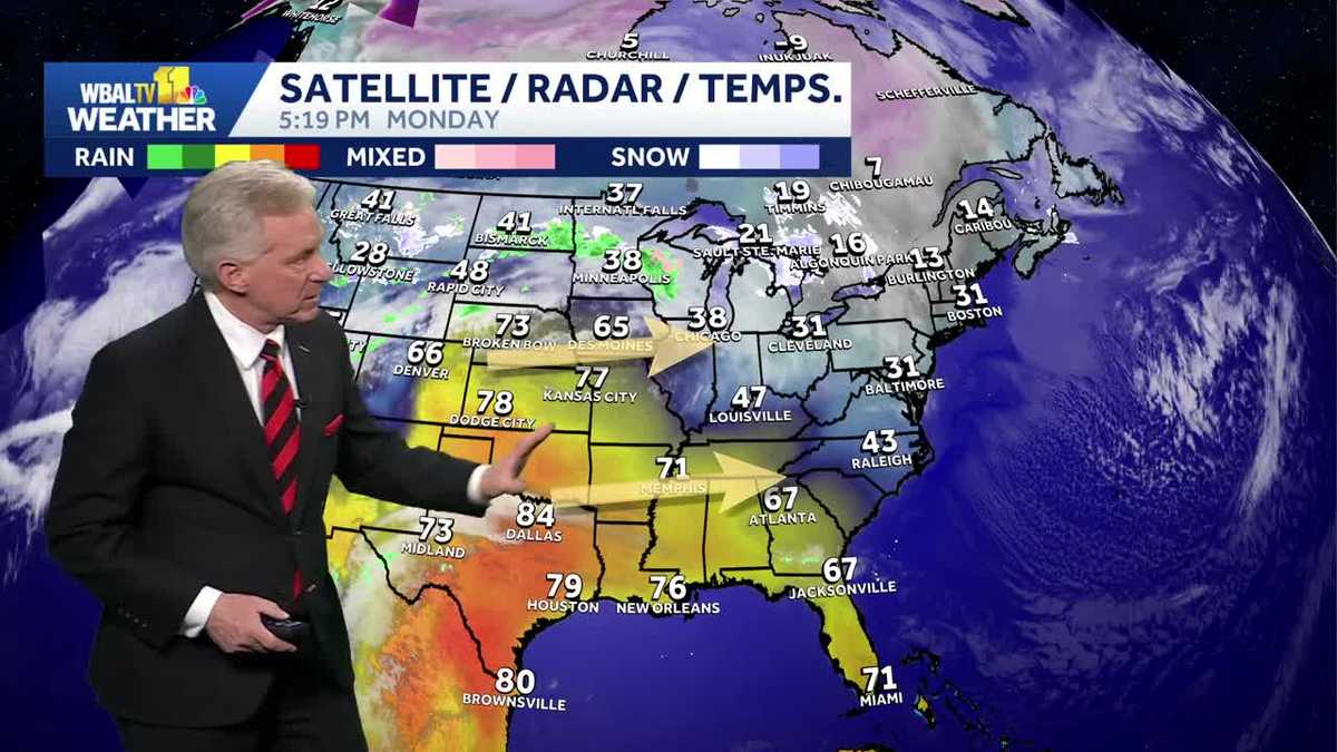 Baltimore weather: Not as cold Tuesday in the Baltimore area