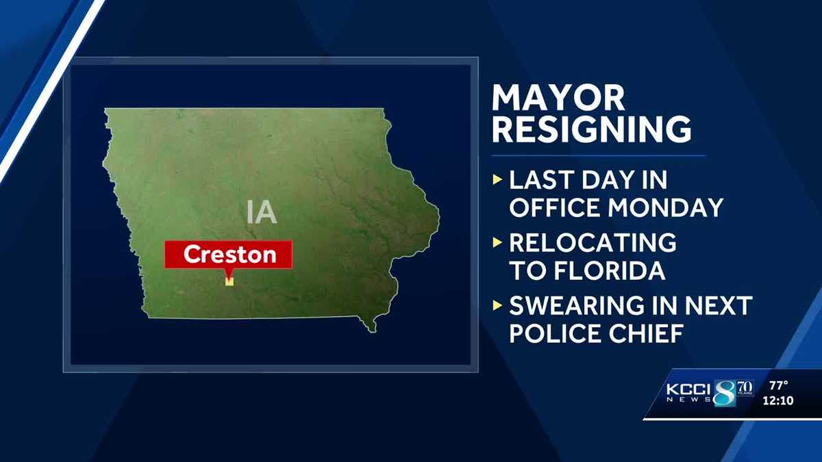 Creston mayor Waylon Clayton steps down, plans to move out of state