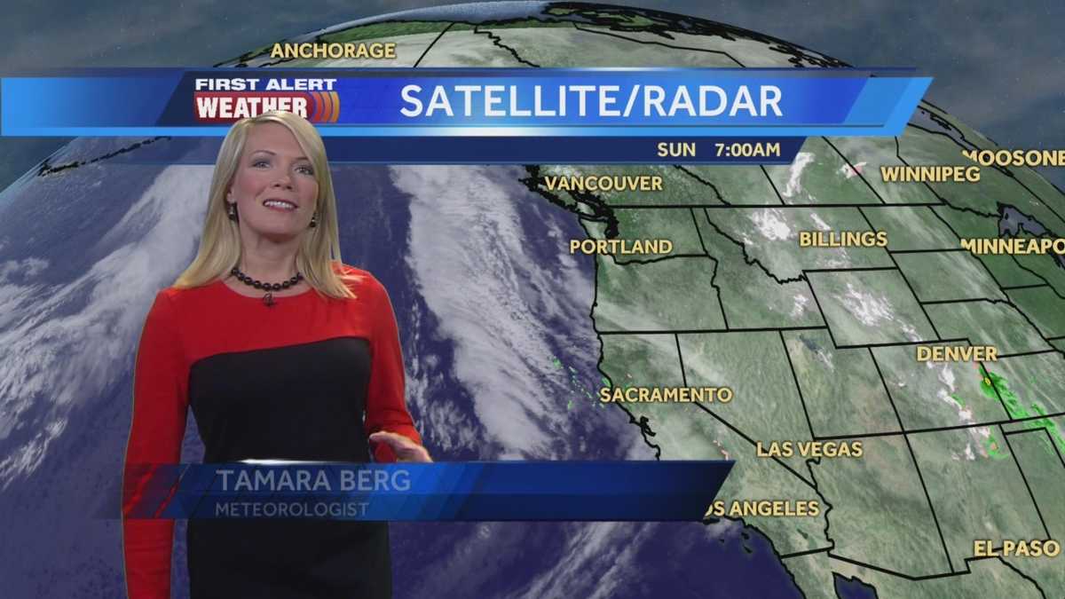 Tamara Berg's Sunday morning norcal weather forecast