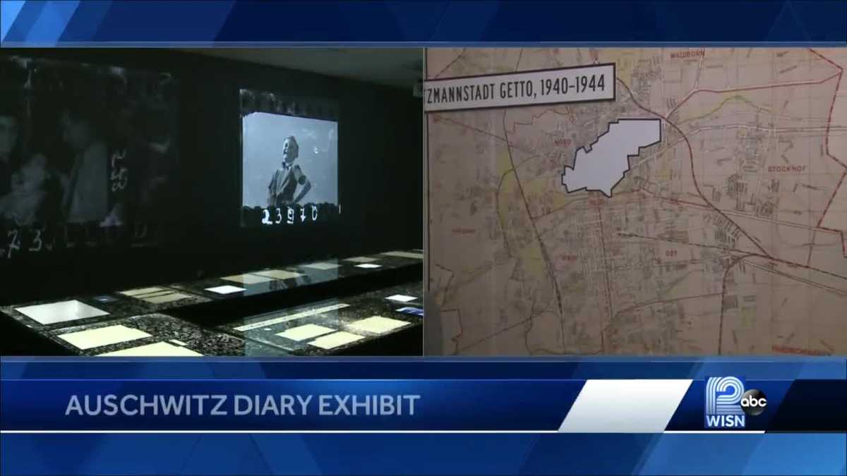 Milwaukee students display of Holocaust diary found at Auschwitz