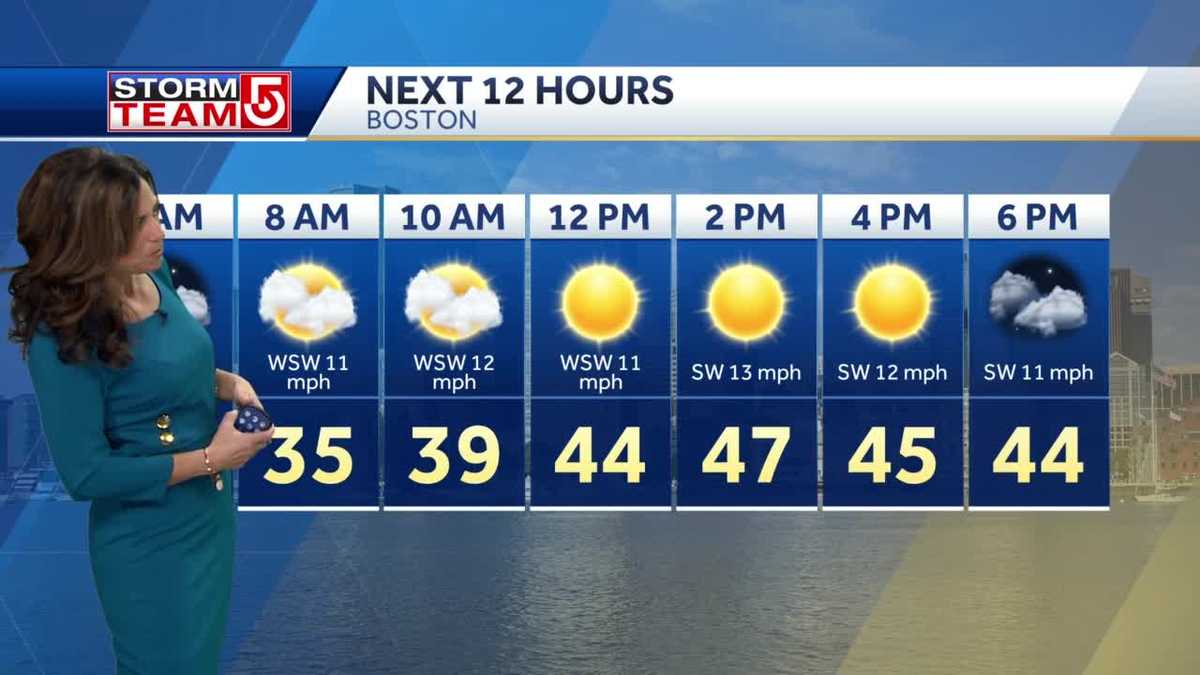Video: Mild, sunny day ahead