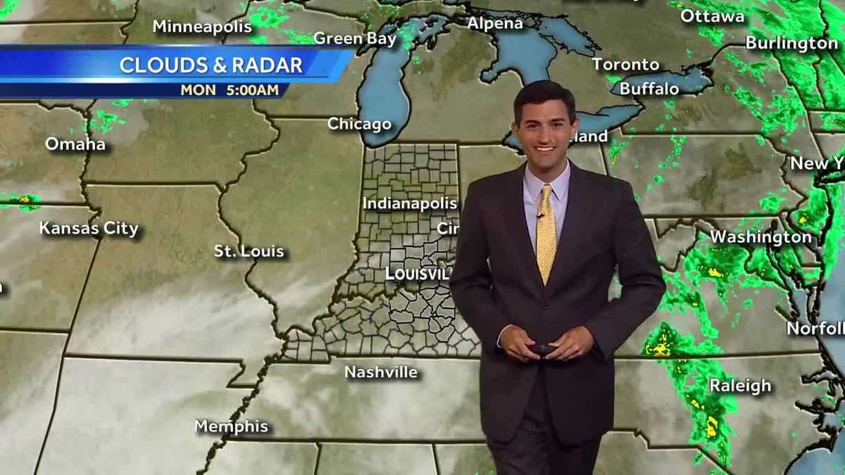 Pleasant Monday forecast