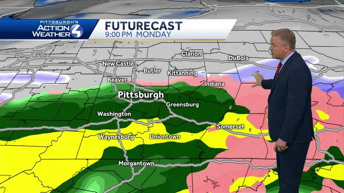 PITTSBURGH WEATHER: Wintry mix of rain and snow in Western Pennsylvania