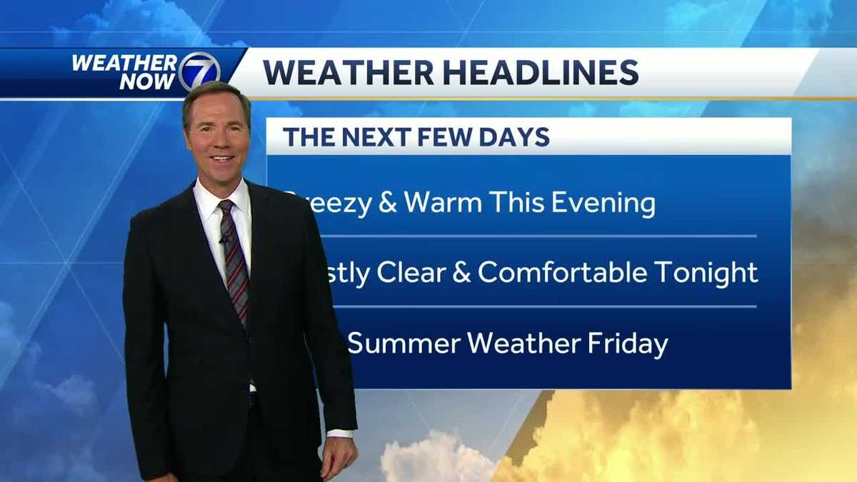 Great weather this evening!!