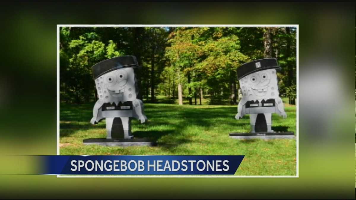 Soldier's SpongeBob headstone reinstalled with changes