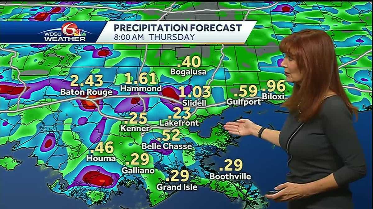 Locally heavy rain possible