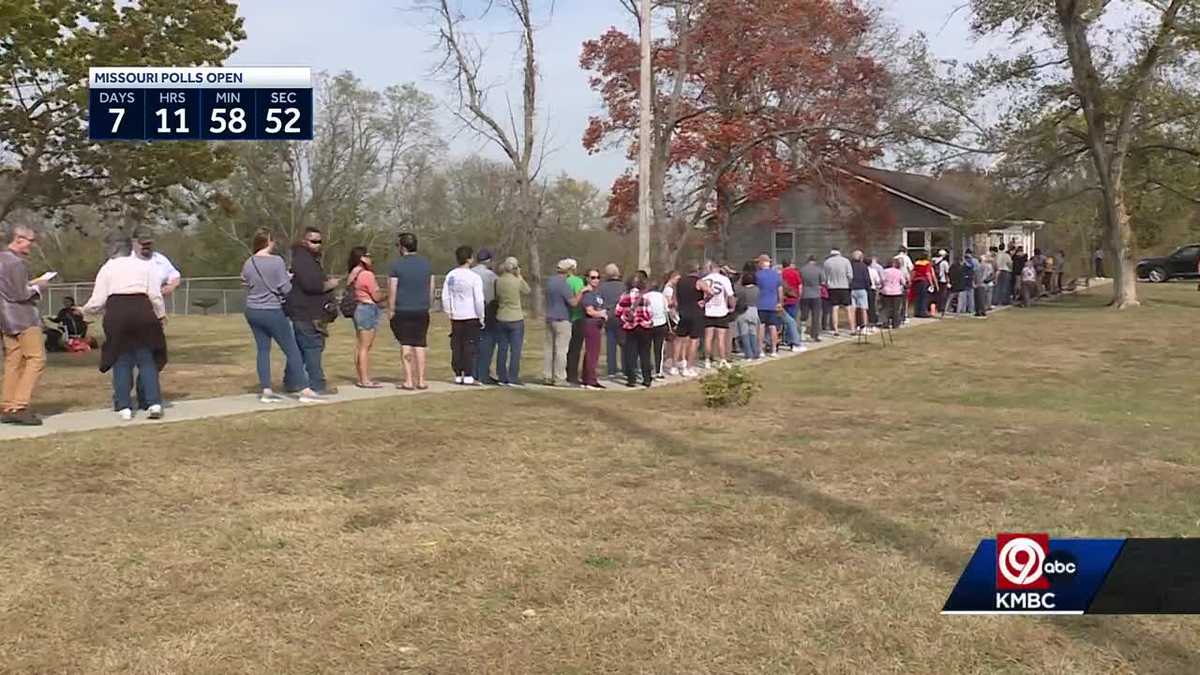 Early voting: Kansas, Missouri experiencing different wait times