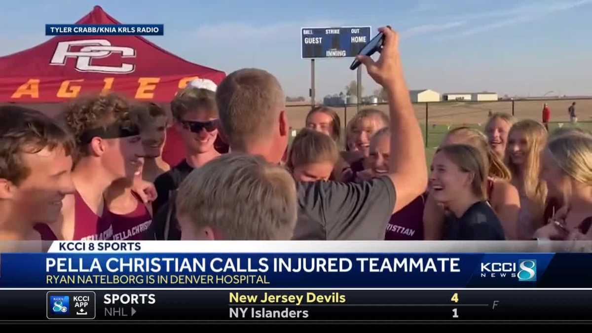 Pella Christian phones inspirational teammate after making State