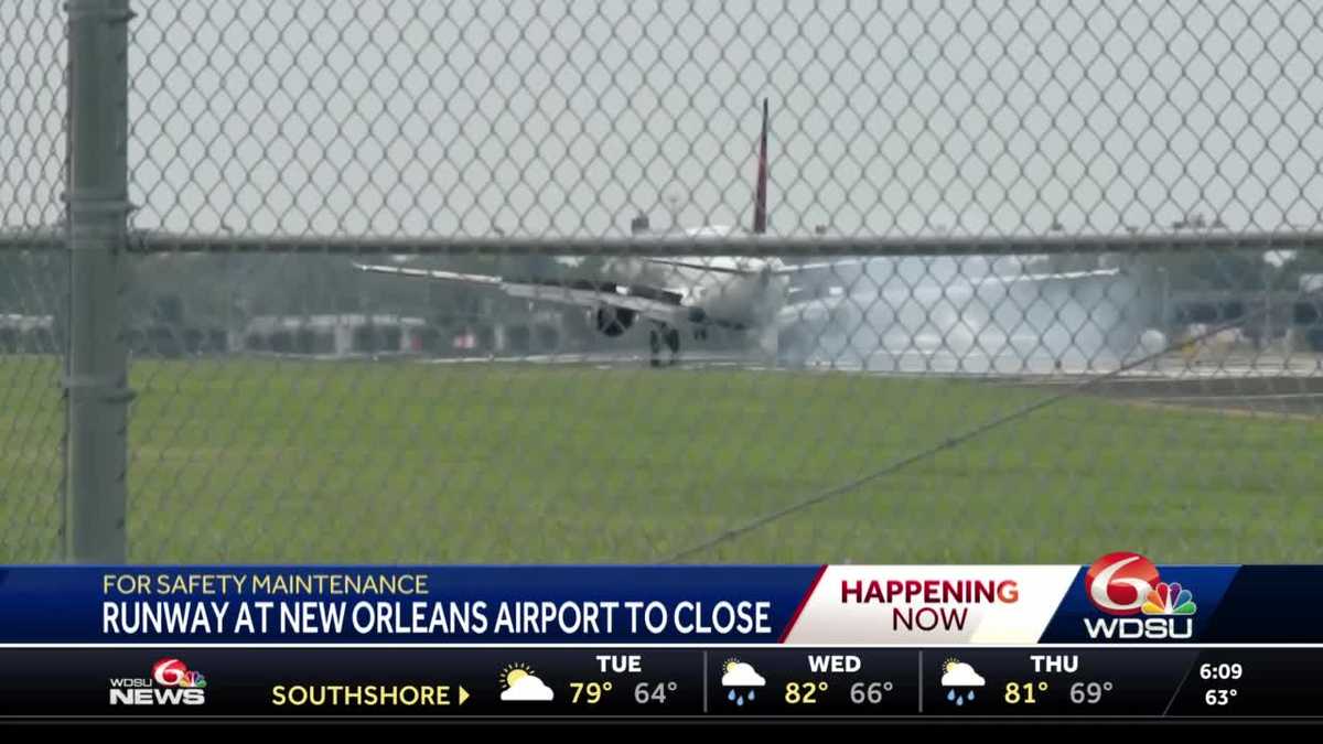 New Orleans Airport runway closed