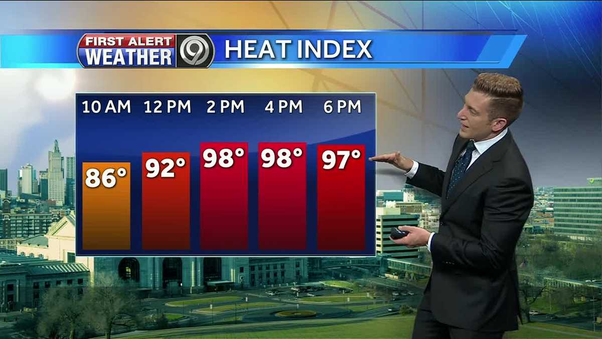 Hot, humid conditions expected all day