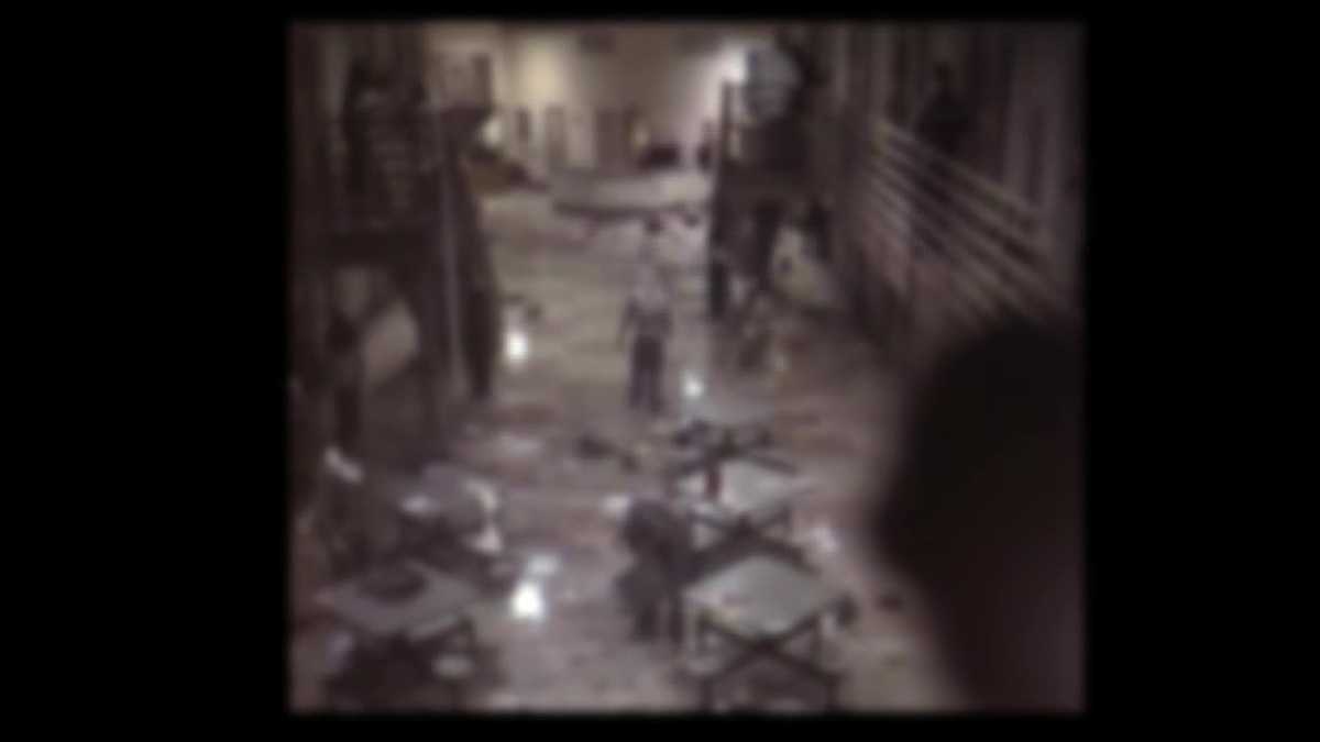 Video: Prison riot inside a maximum security wing