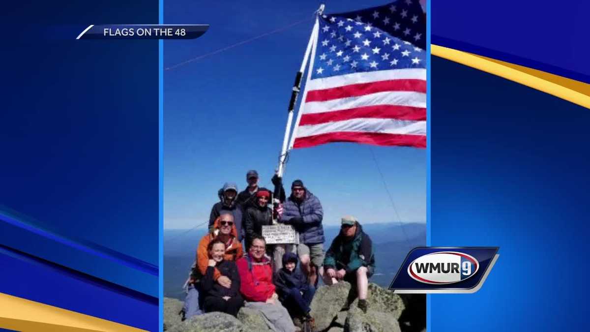 Hikers plant flags atop 48 4,000-footers to pay tribute to 9/11 victims