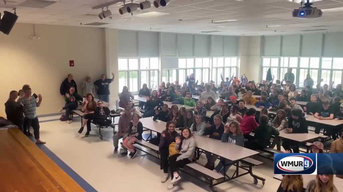 WMUR's Kevin Skarupa visits Merrimack Valley MS in Penacook