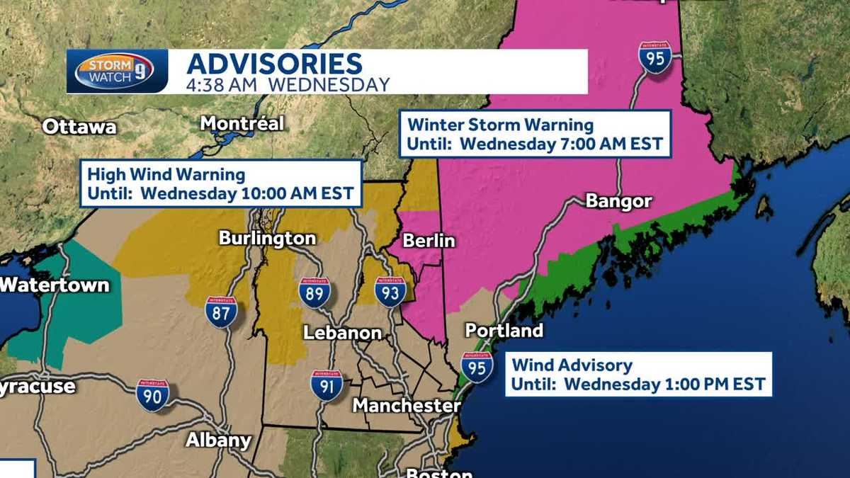 NH forecast: A flood warning is in effect for southeastern NH until 10am