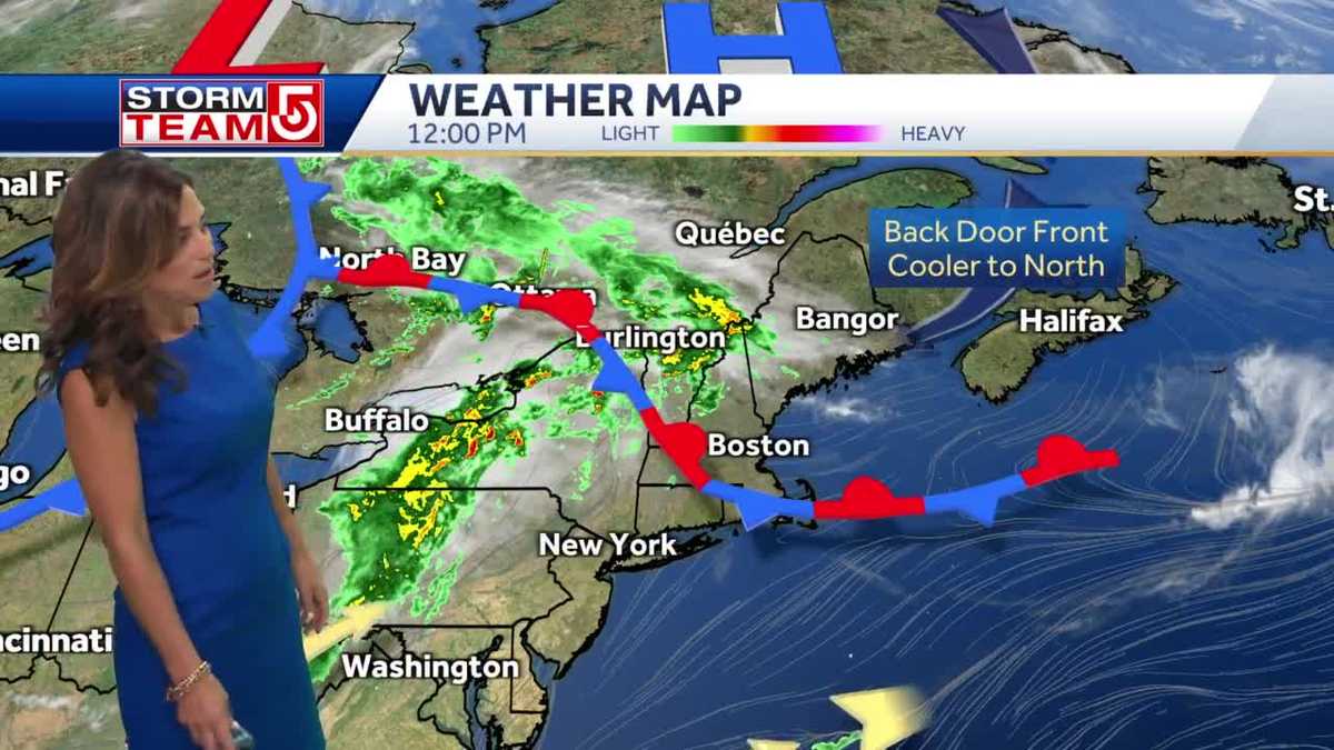 Video: Cool, heavy cloud cover with chance of storms