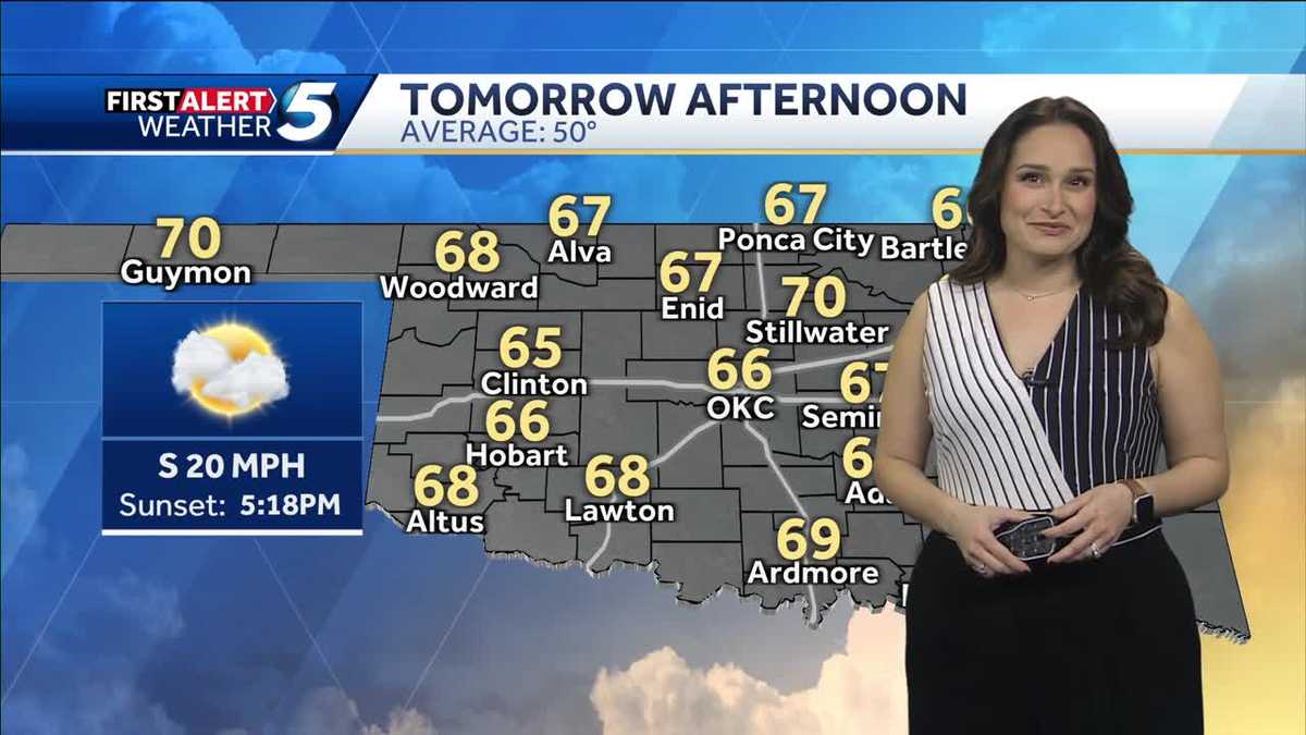 FORECAST: Warm and windy Sunday