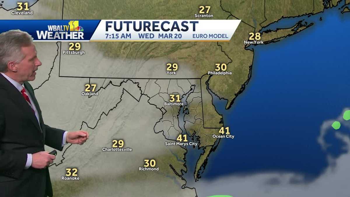 Spring brings in rain late Wednesday night