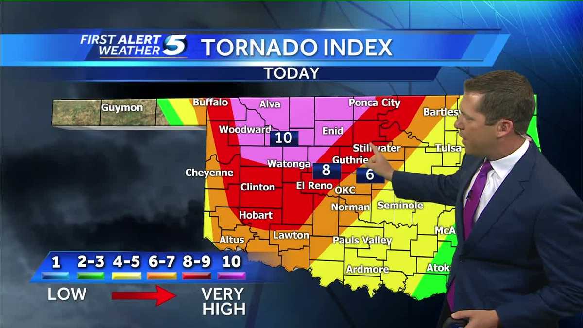 FORECAST: Tornado risk high today