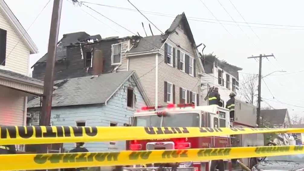 Deep-frying turkey explodes, sparks blaze that leaves dozens displaced