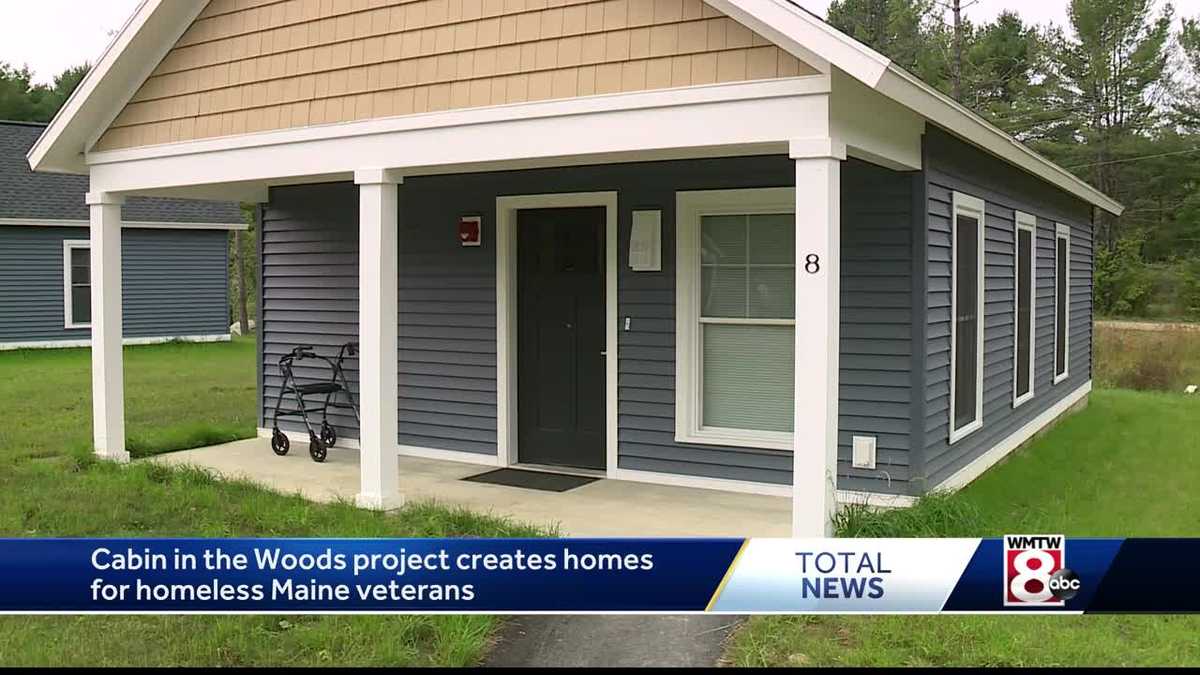 Cabin in the Woods project creates homes for homeless Maine veterans