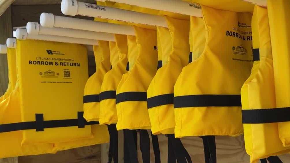 Free loaner lifejackets available in Hampton