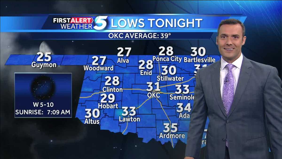 FORECAST: Freezing Sunday morning