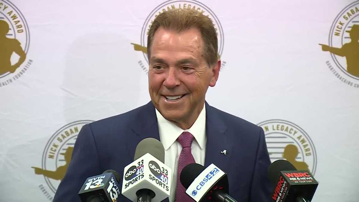 Nick Saban speaks ahead of 2024 Nick Saban Legacy Awards