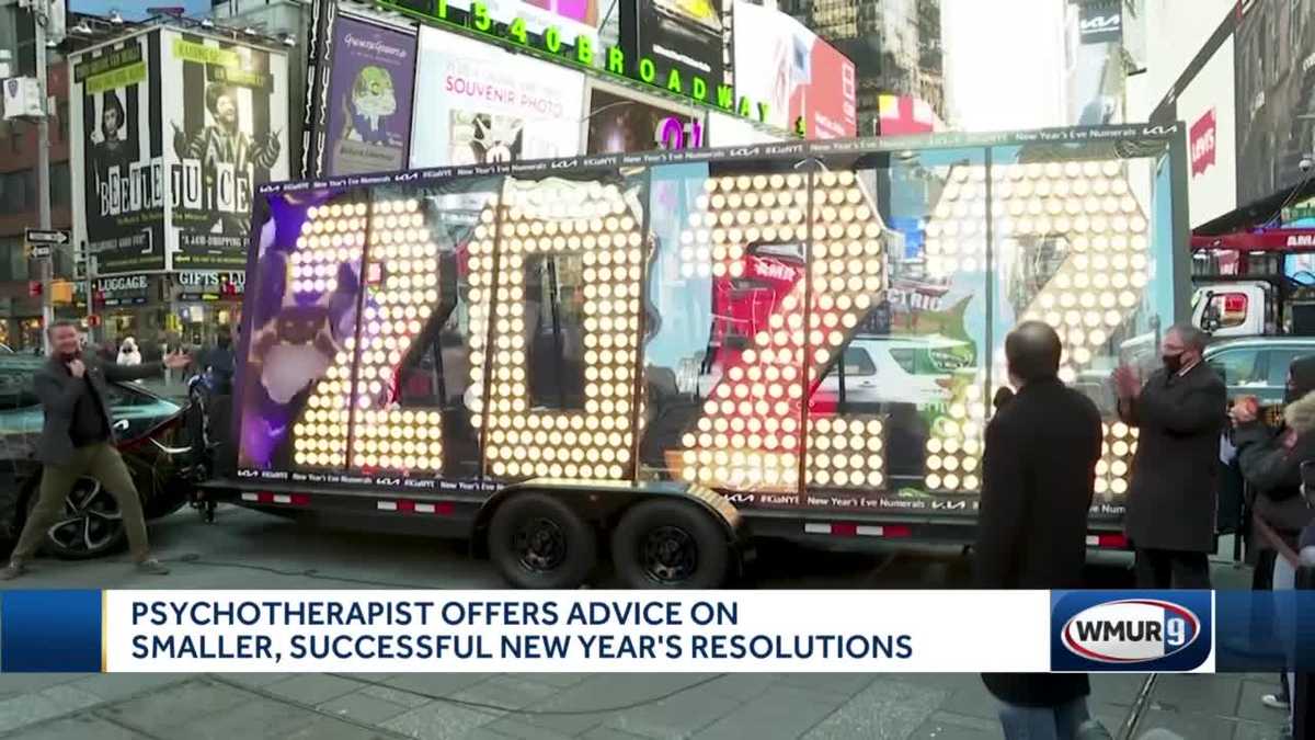 Making new year's resolutions a success: think small, not large