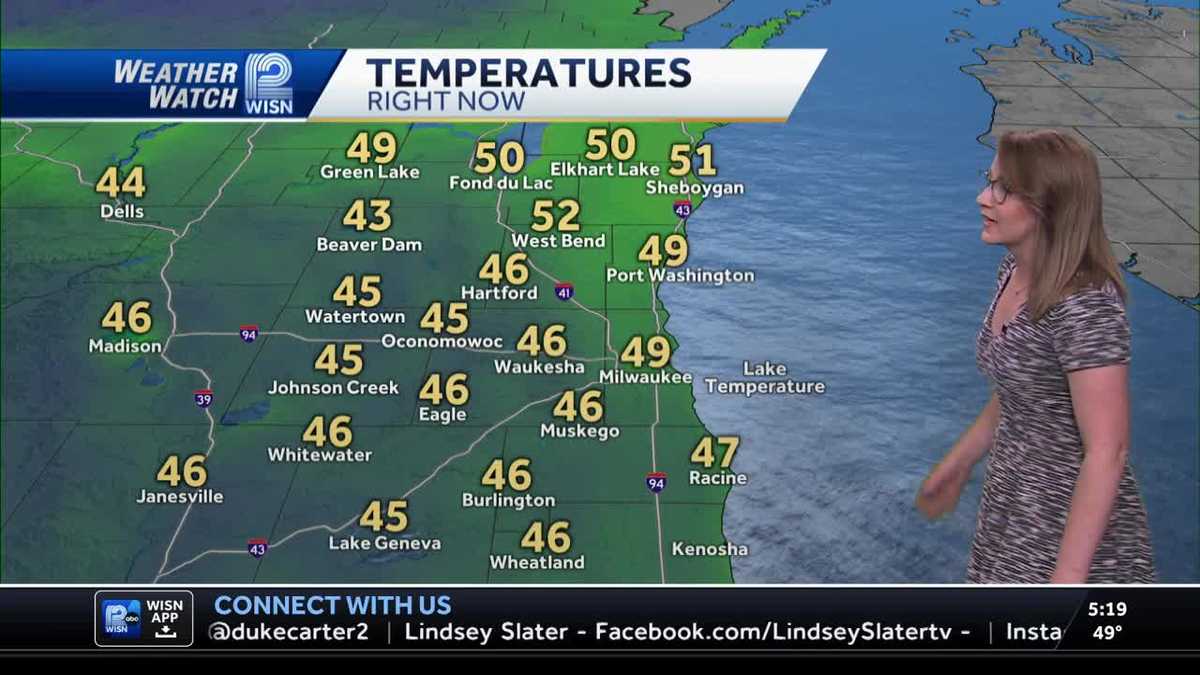 SE Wisconsin Weather: Sunny but cool weekend