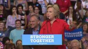Full video: Kaine, Clinton speak at Pittsburgh campaign rally
