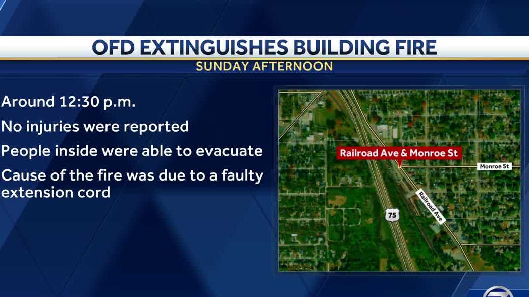 Omaha fire extinguishes building fire Sunday afternoon