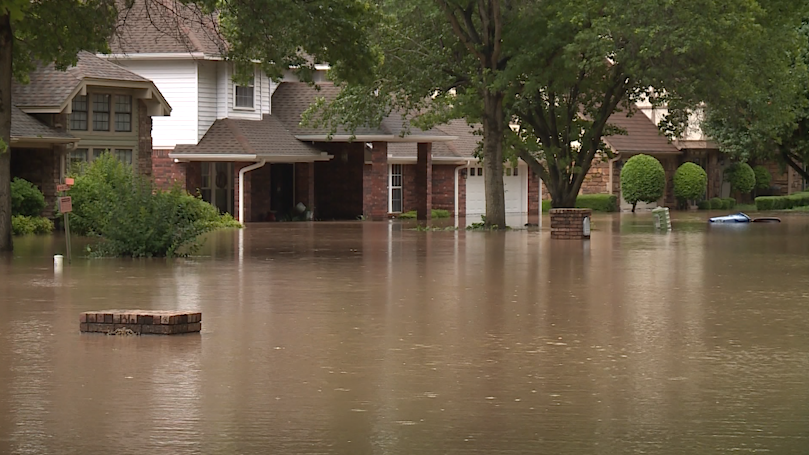 It could take a long time for flood water to recede