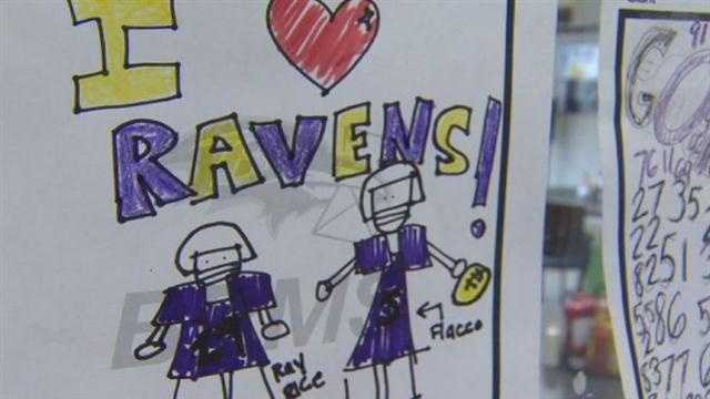 Ravens fans send players encouraging letters