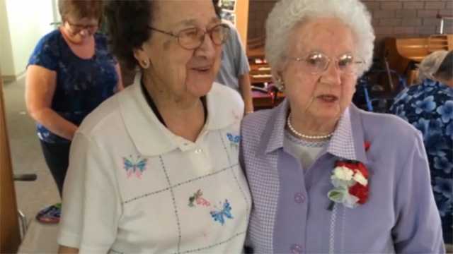 Two 100 year olds celebrating big birthday together