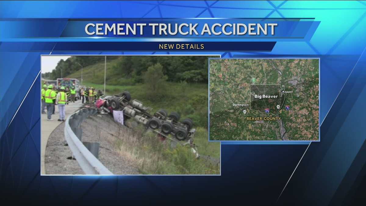 1 dead in cement mixer rollover in Big Beaver
