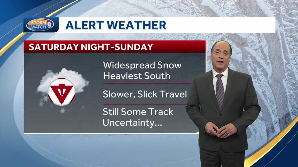 NH forecast video: Weekend storm likely to bring heavy snow