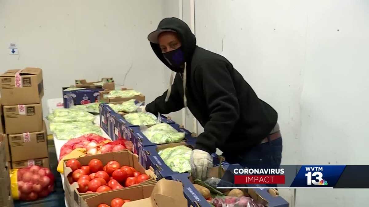 Food distribution program benefiting struggling families, farmers