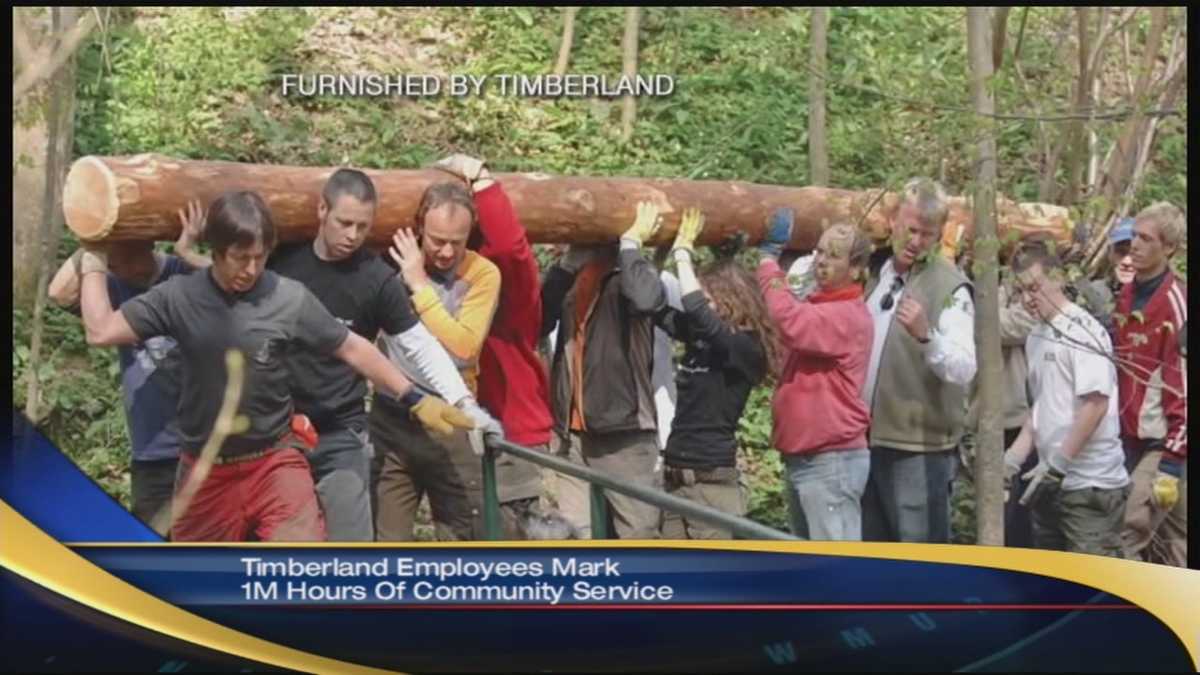 Timberland employees mark 1 million hours of service