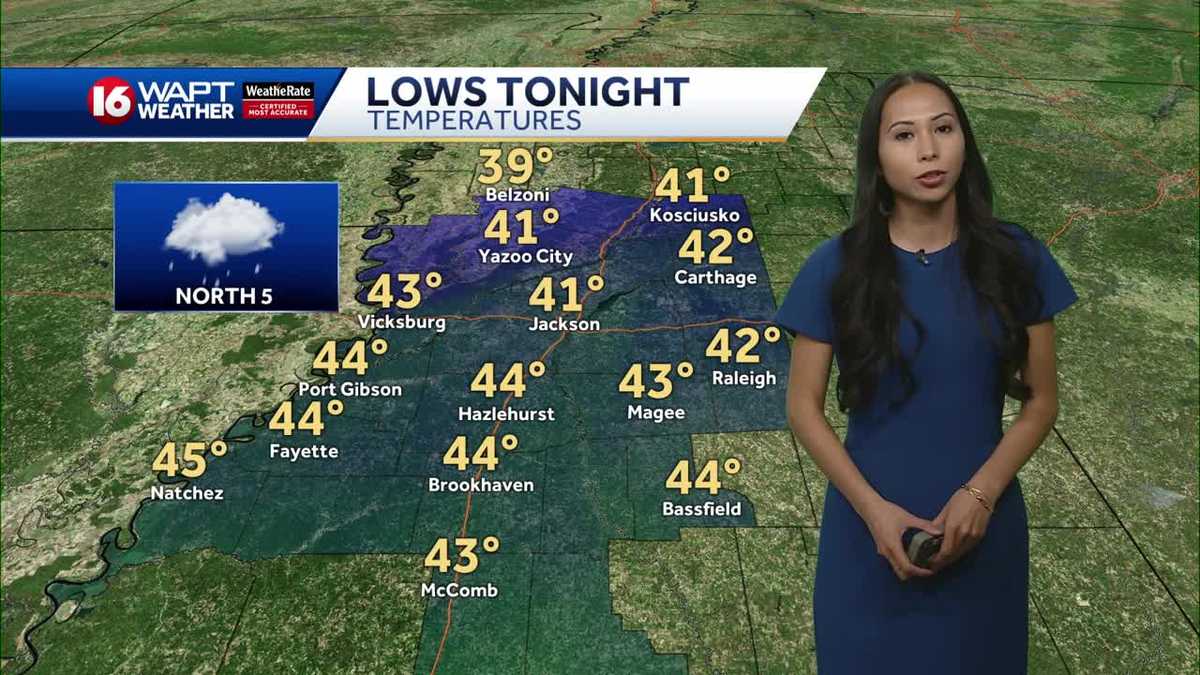 Rain moves out early morning, cool temperatures continue