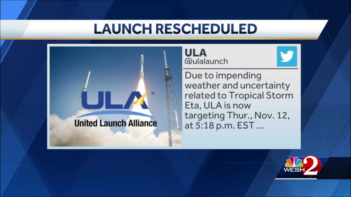 ULA launch rescheduled due to weather