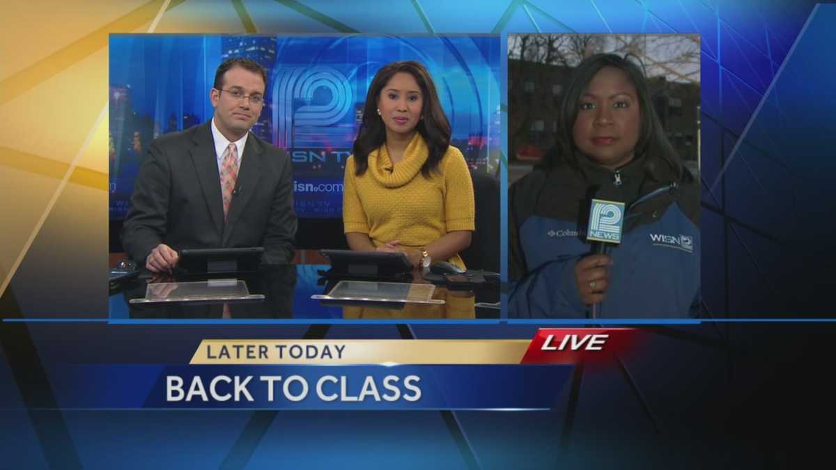 Mitchell Middle School students return to class after fire