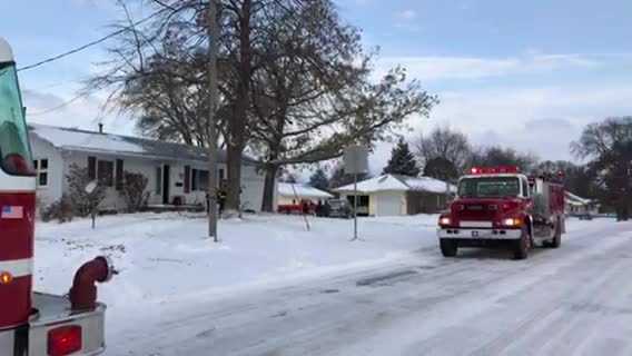 Child jumps from window to escape house fire